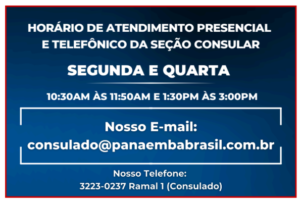 Consulados - EMBAJADA DE PANAMÁ